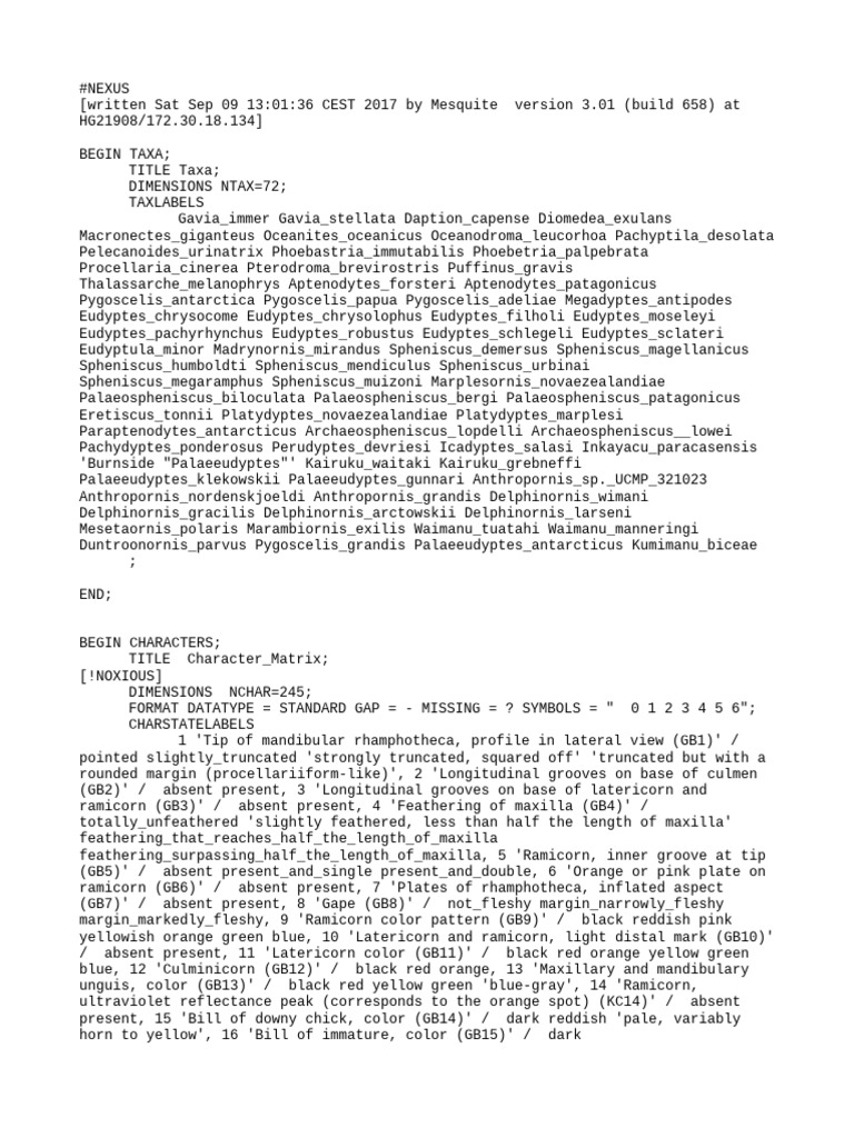 Matriz Mayr Et Al 2017 MOESM4 - ESM | PDF | Vertebra | Musculoskeletal System