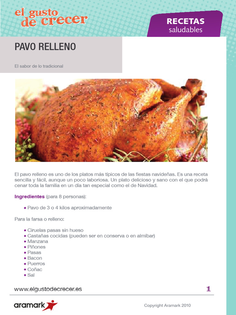 Pavo Relleno | PDF