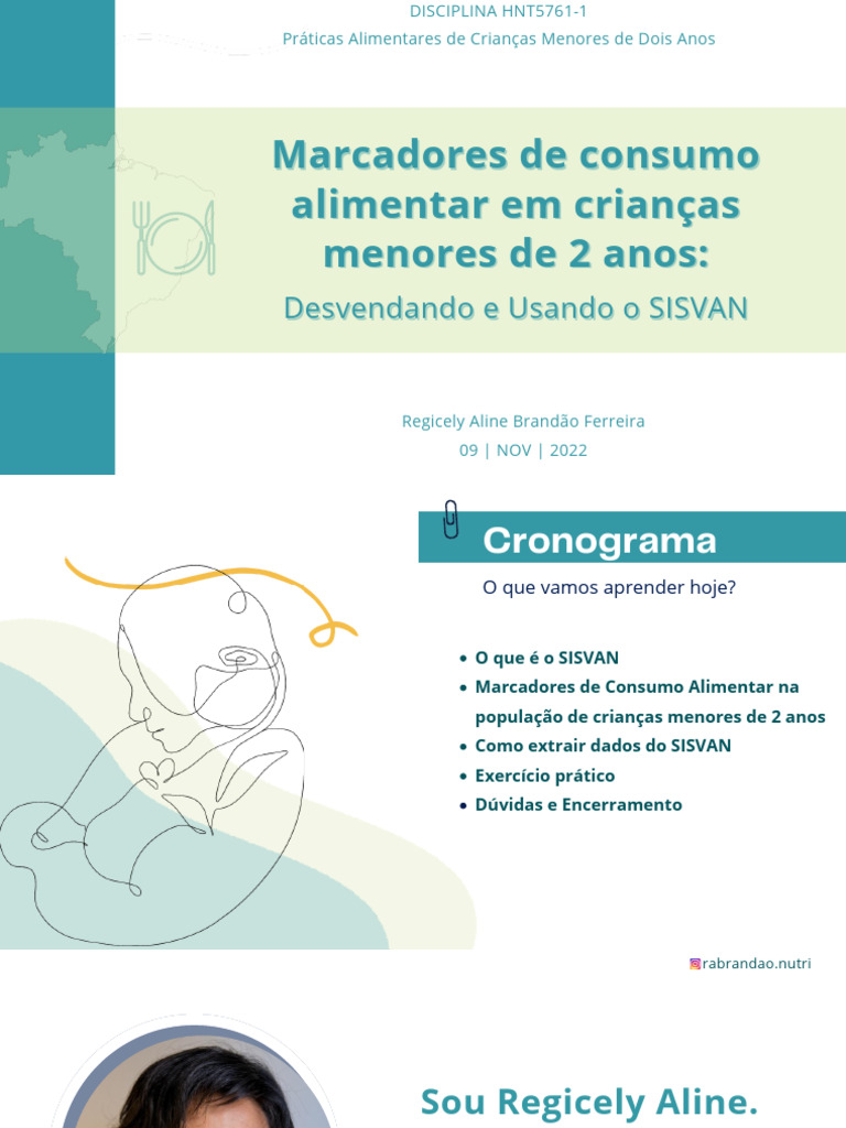 Aula FSP Marcadores de Consumo Alimentar - SISVAN 09 NOV 2022 | PDF ...