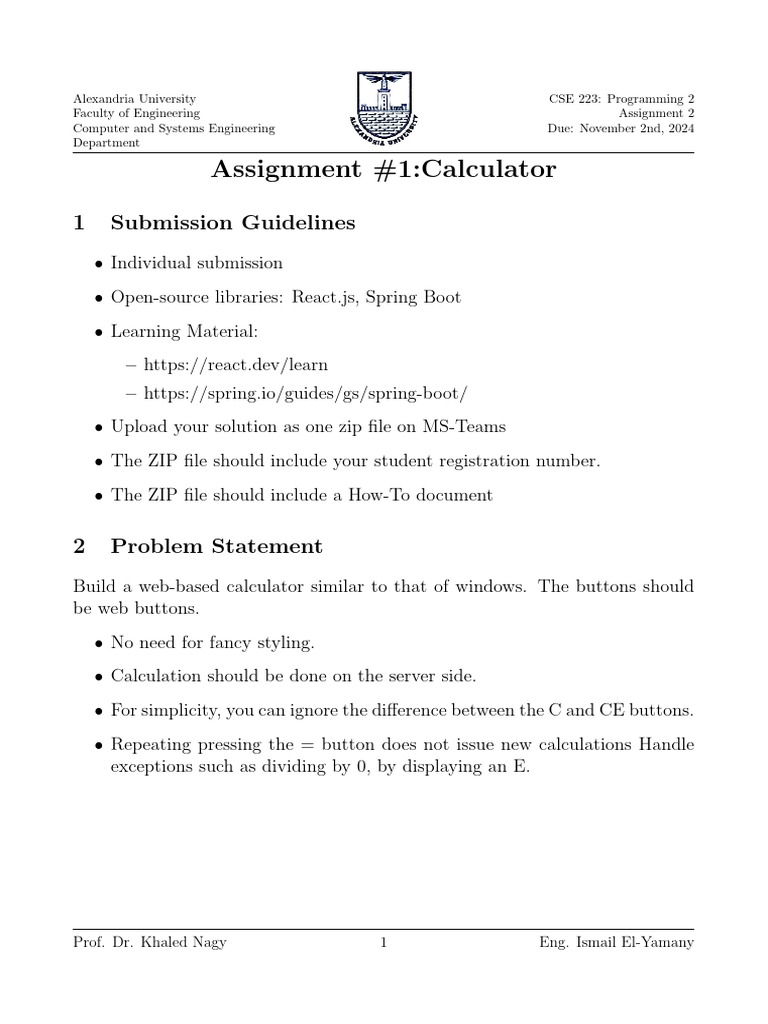 OOP Assignment 2 Fall 2024 | PDF
