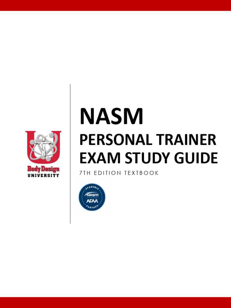 NASM Personal Trainer Exam Guide | PDF | Strength Training | Anatomical ...