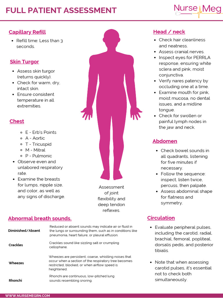 Fundamentals Health Assessment 1 | PDF | Pulse | Surgery