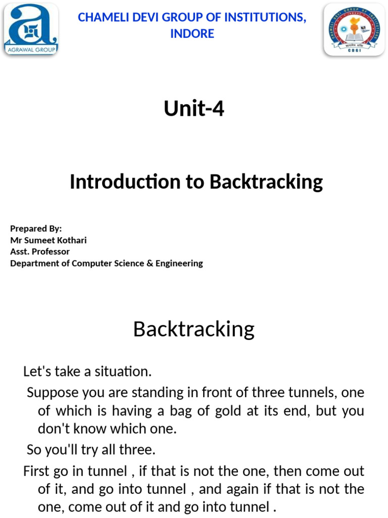 ADA UNIT-IV_1683962755 | PDF | Combinatorics | Theoretical Computer Science