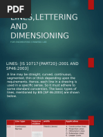 Types of Dimensioning Lines Explained | PDF | Drawing
