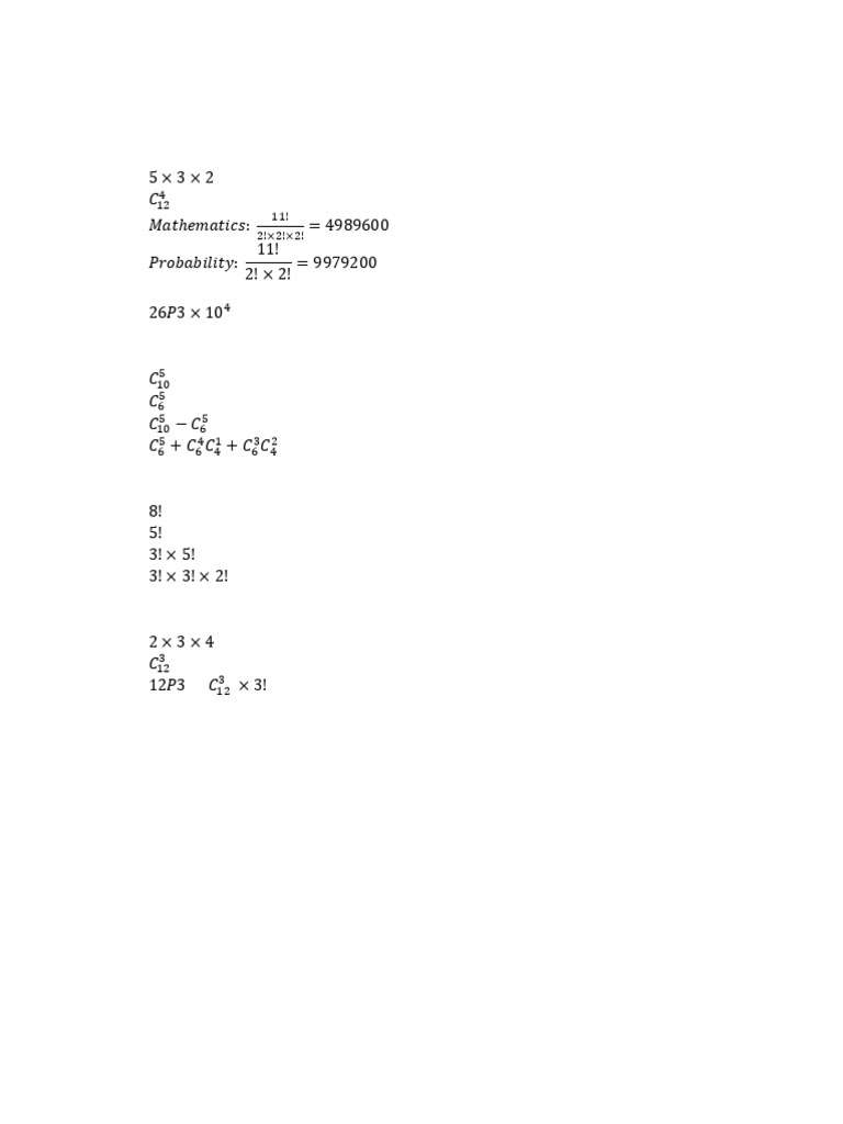 Solution (1) Events and Counting | PDF