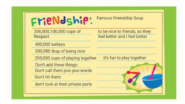 Friendship Soup | PDF