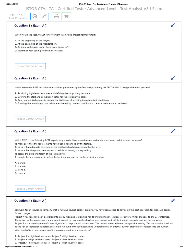 Certified Tester Advanced Level - Test Analyst V3.1 | PDF | Software ...