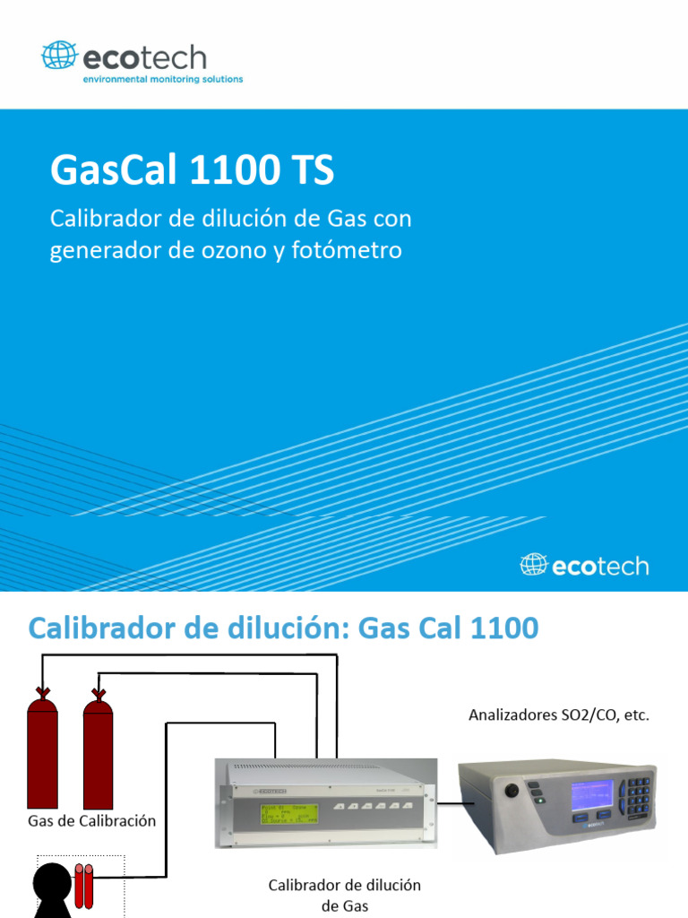 4 GasCal 1100 Transfer Standard ESP (Capacitacion Cusco) | PDF ...