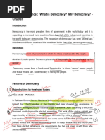 Notes of CH 2 What Is Democracy - Why Democracy - Class 9th Civics ...