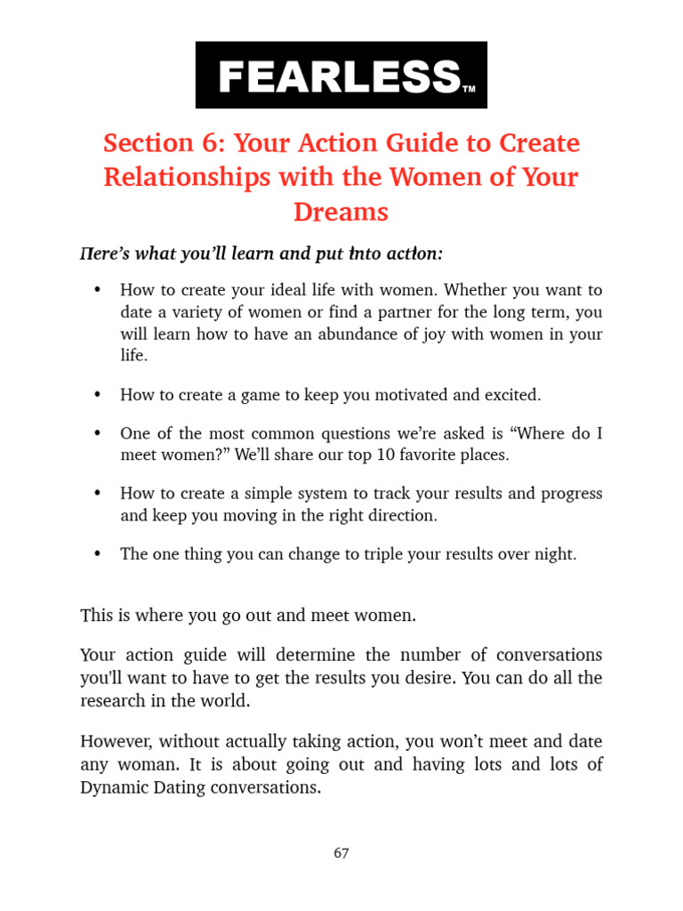 Your Action Guide To Create | PDF