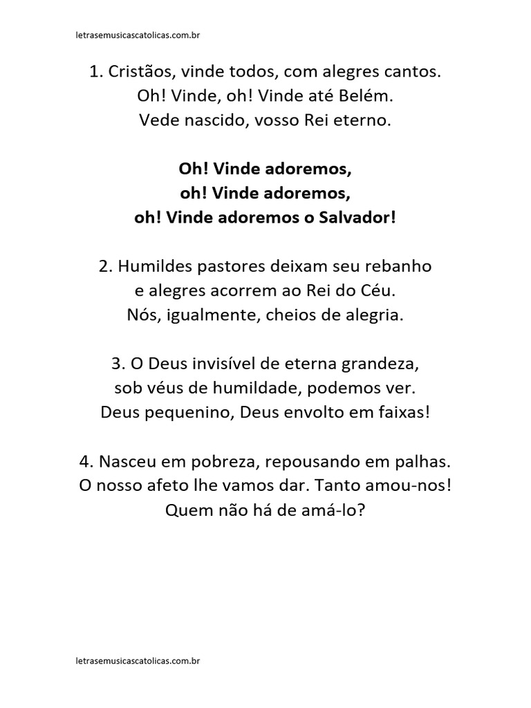 182 - Cristãos Vinde Todos | PDF