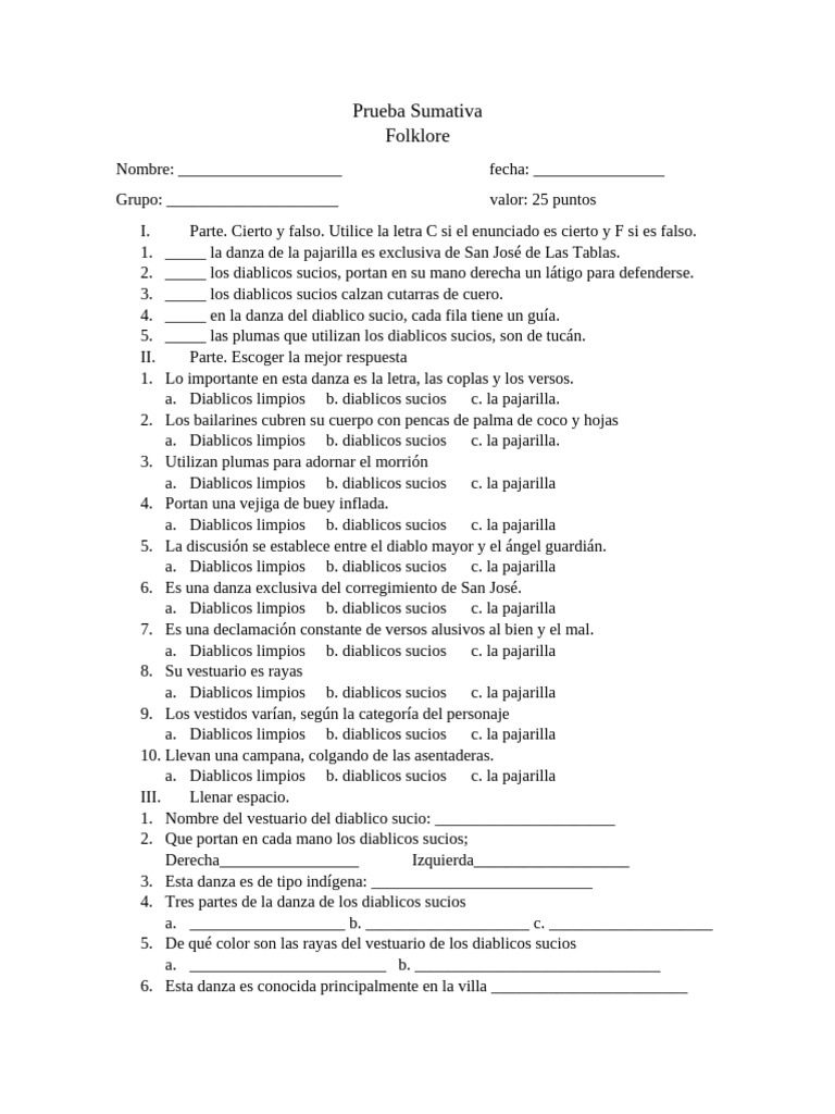 Folklore Danzas Pdf