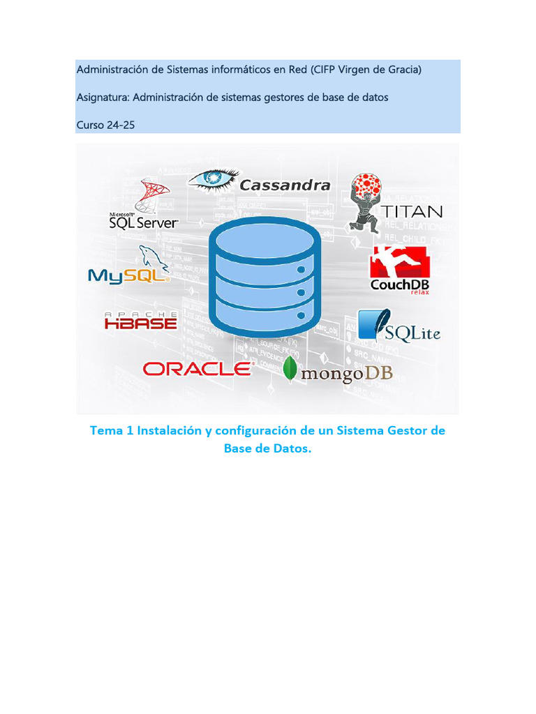 Manzano Garcia Antonio ASGBD Tarea01 | PDF | Mi sql | Microsoft Windows