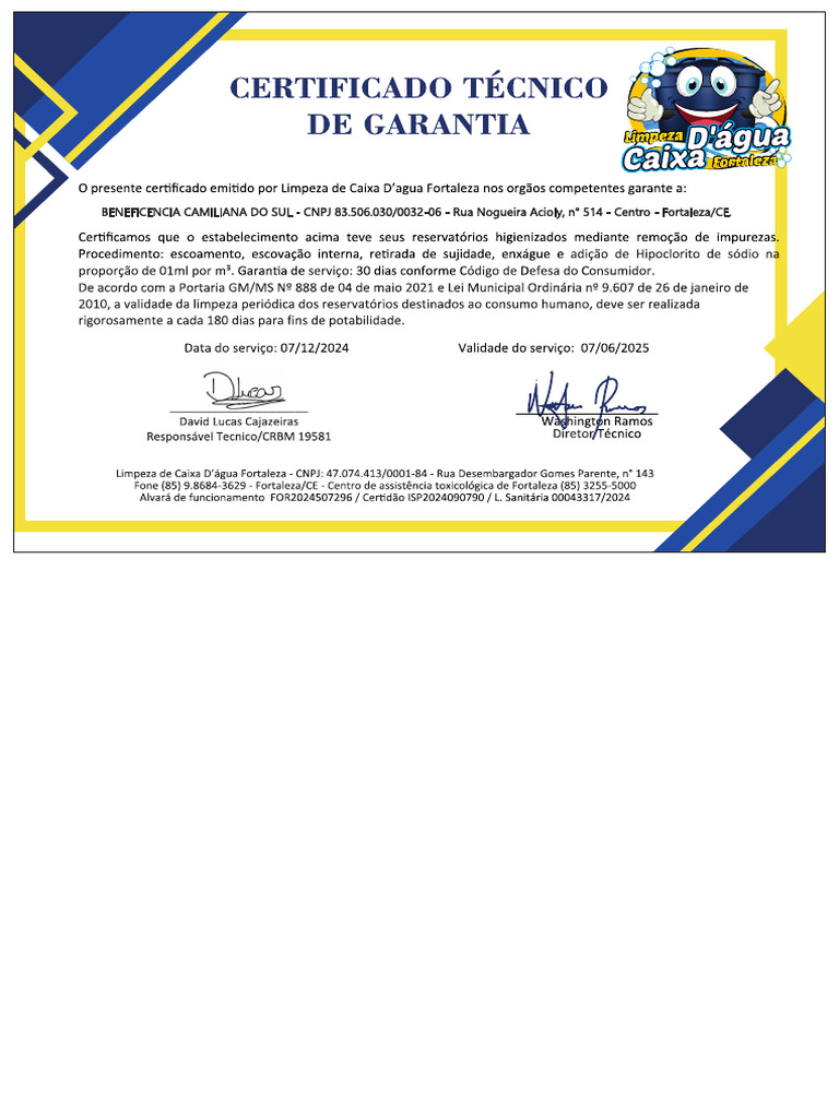 MODELO CERTIFICADO | PDF