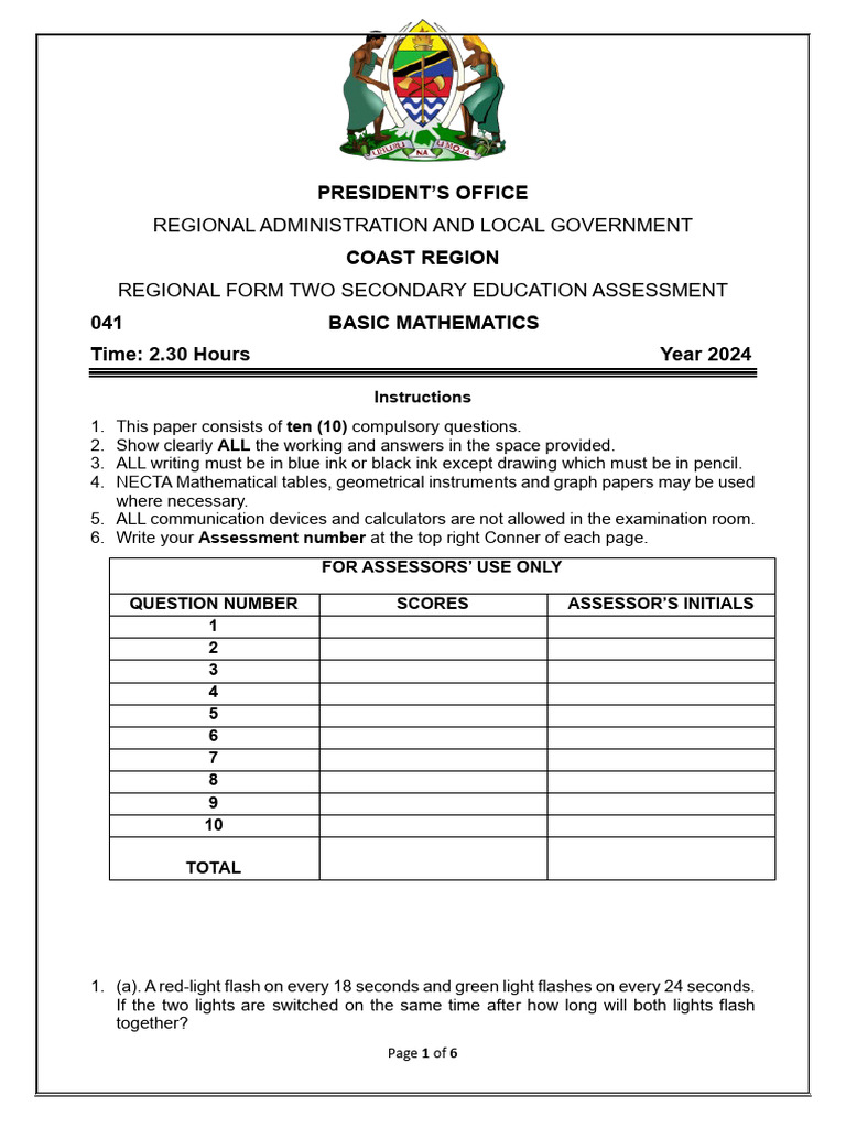 Basic Mathematics | PDF | Area | Triangle