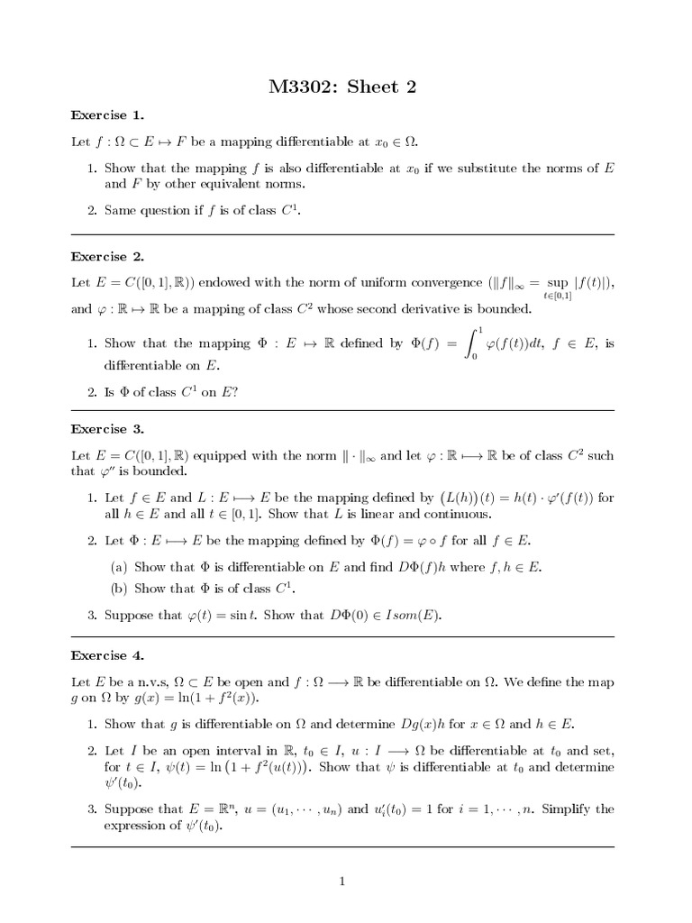 Sheet 2 | PDF | Mathematical Concepts | Linear Algebra