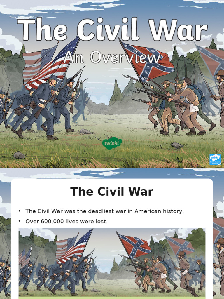 Copy of Us2 h 313 Civil War Overview Powerpoint English (1) | PDF ...