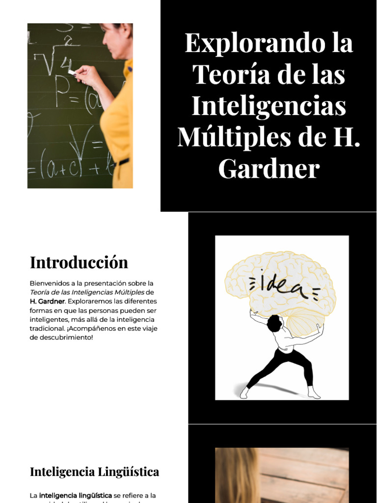 Teoría de Las Inteligencias Múltiples de H. Gardner | PDF