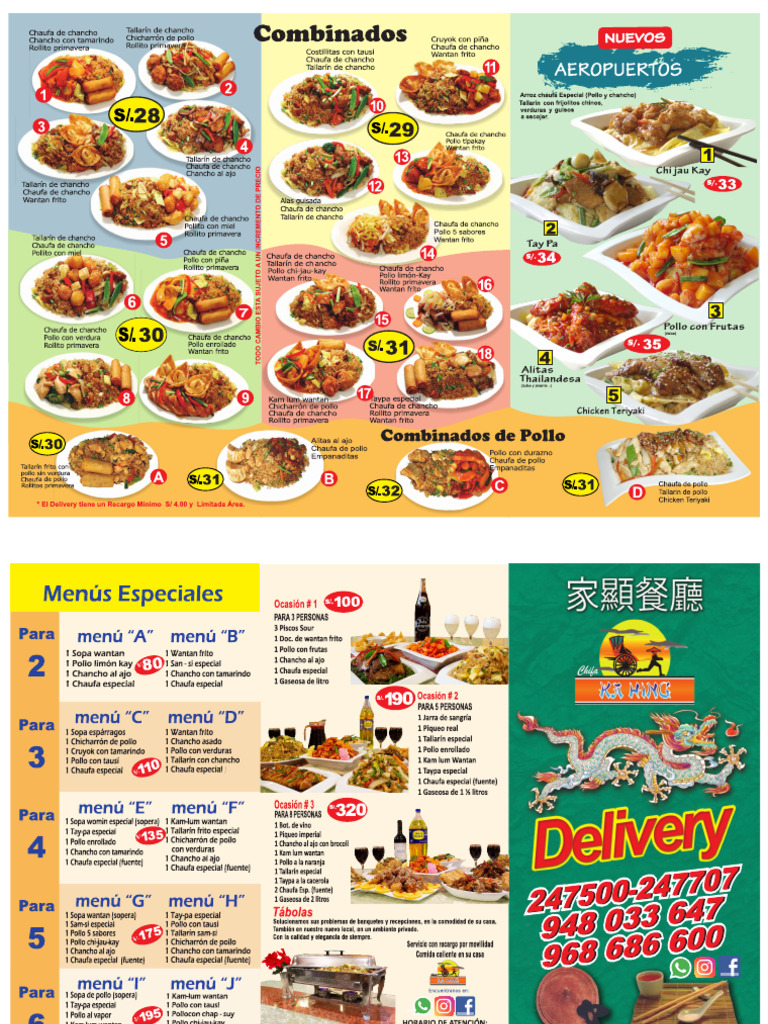 Carta Chifa Ka Hing | PDF