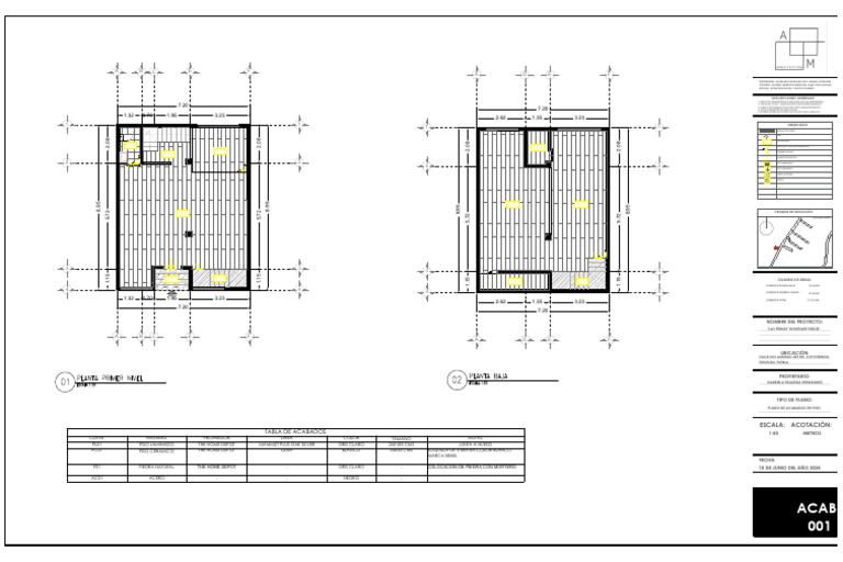 Plano de Pisos-Listo-Acab-001 | PDF