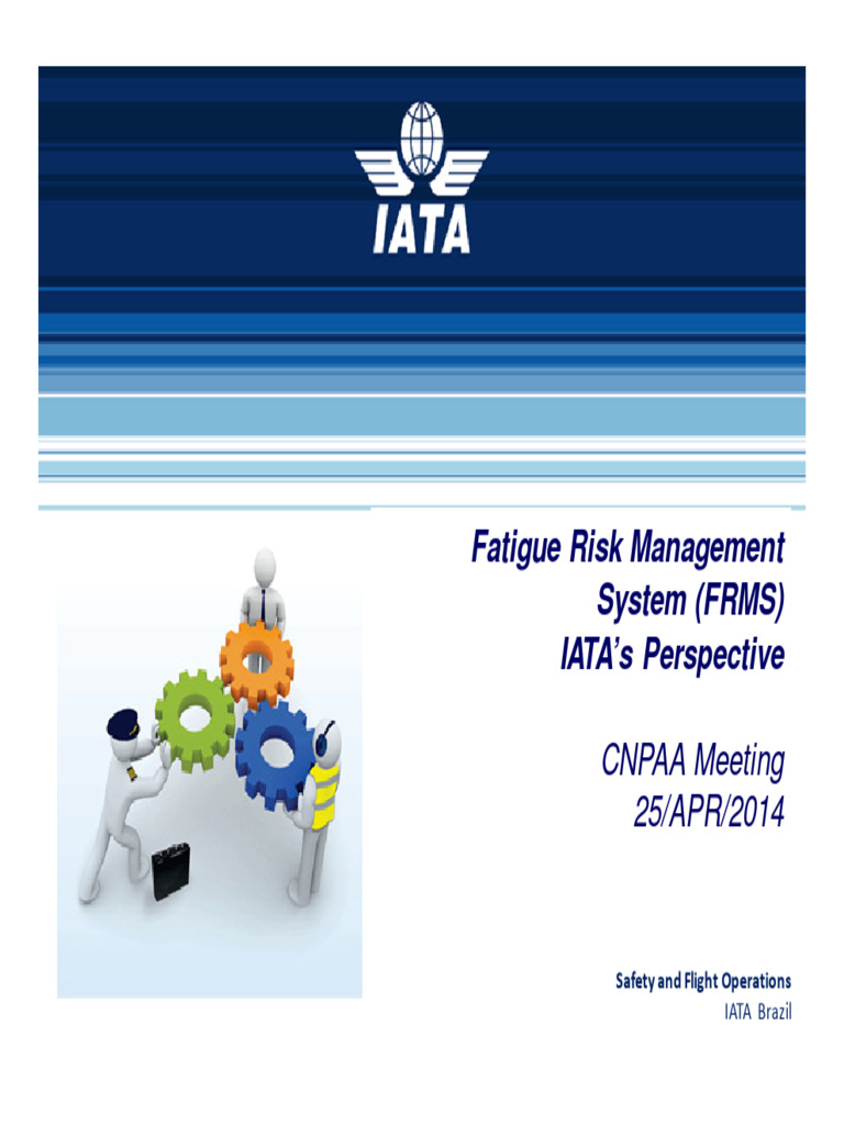 IATA's Guide to Fatigue Risk Management | PDF | Risk Management | Risk