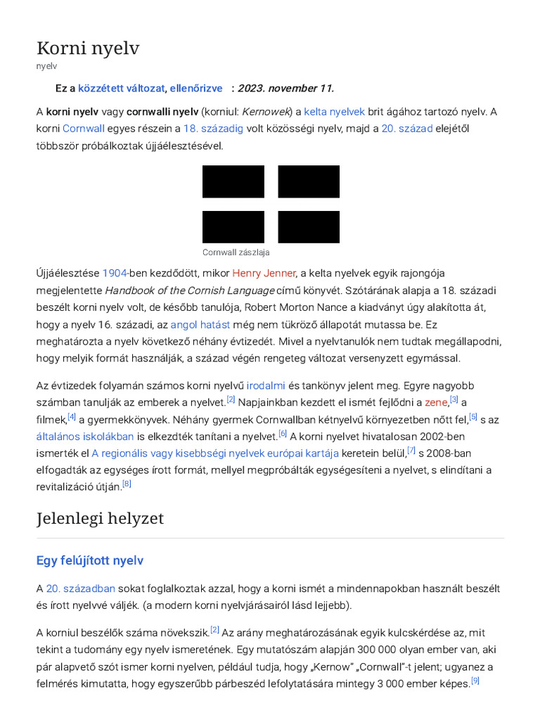 Korni Nyelv | PDF