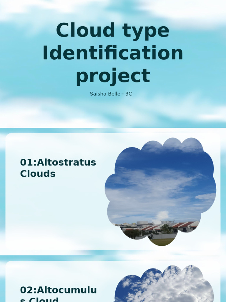 Cloud Type Identification | PDF