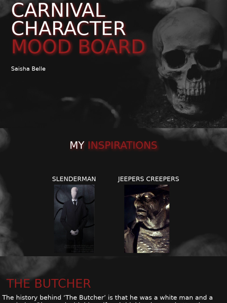 Carnival Character Mood Board | PDF