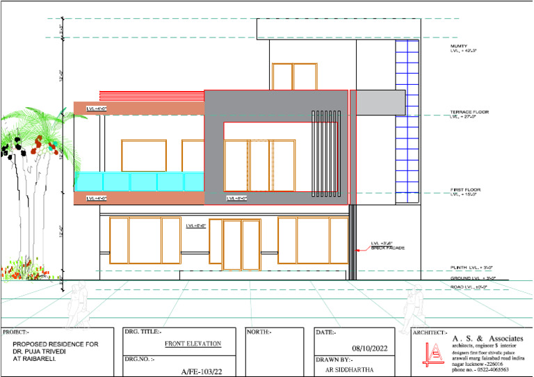 01 Front Elevation | PDF