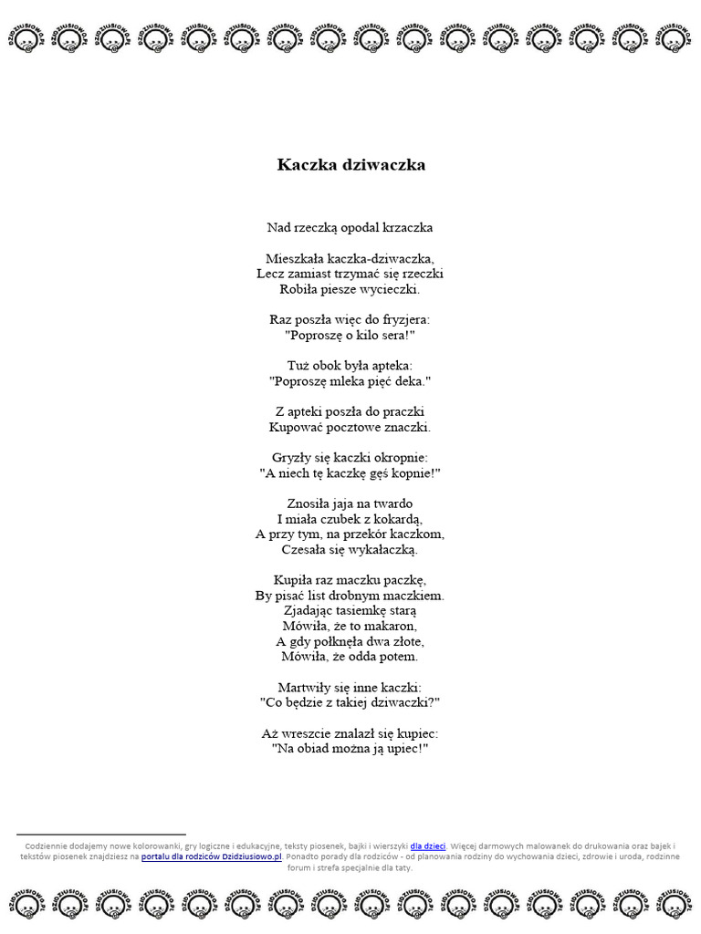 Kaczka Dziwaczka | PDF