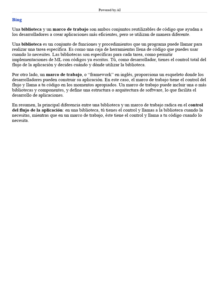 Librerias Vs Framework | PDF