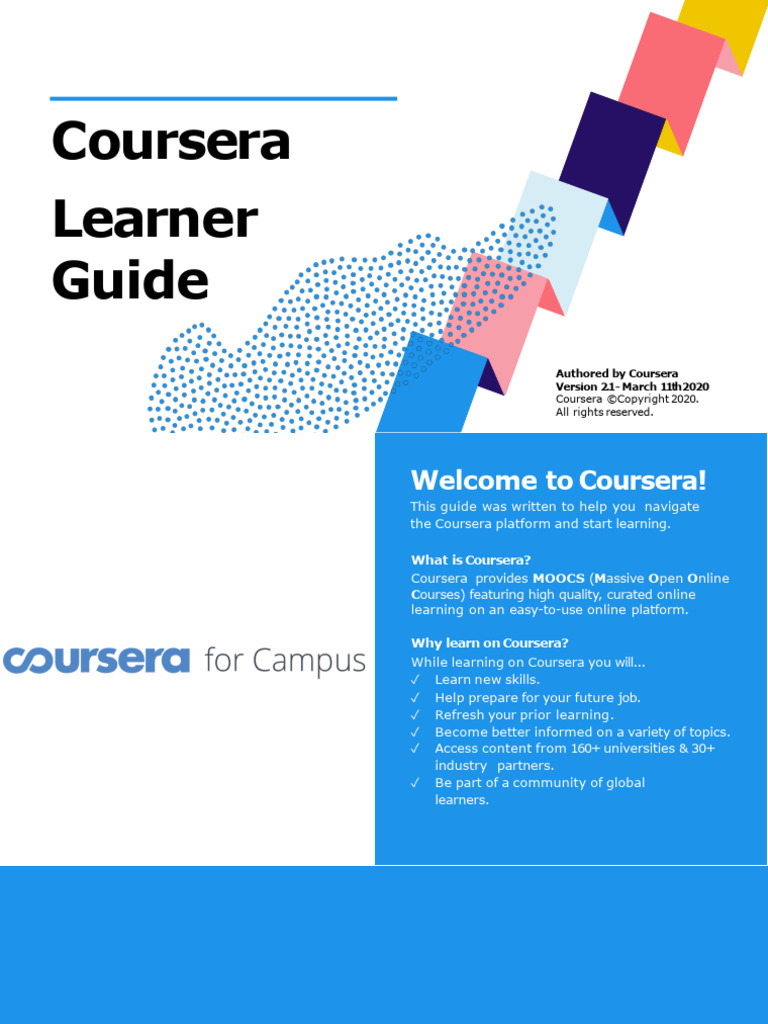 Coursera-Learner-Guide-2020-SGS | PDF | World Wide Web | Internet & Web