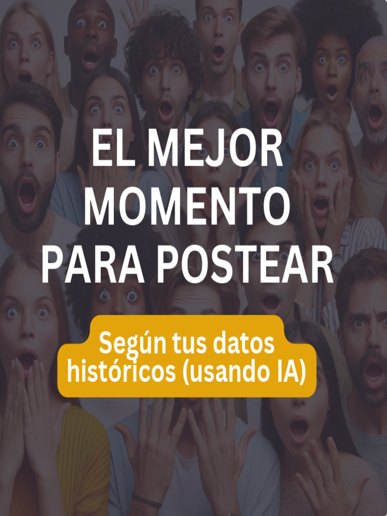 Cuando Postear Según Tus Datos - Diego Arias Gómez | PDF