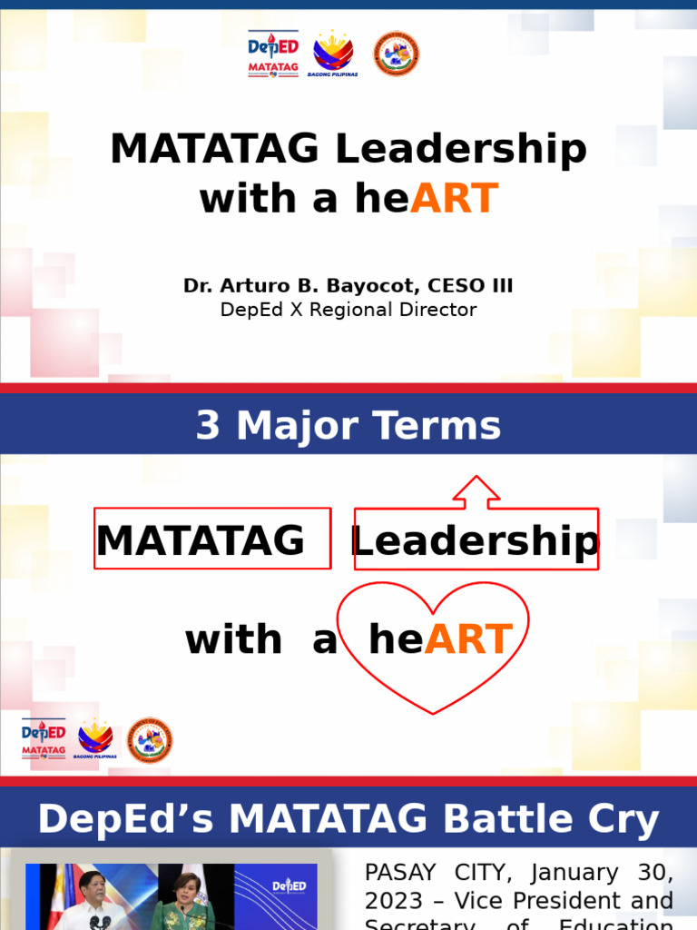 ZAEL MATATAG Leadership With A HeART Bagong Pilipinas Template 2 ZAEL 2 ...