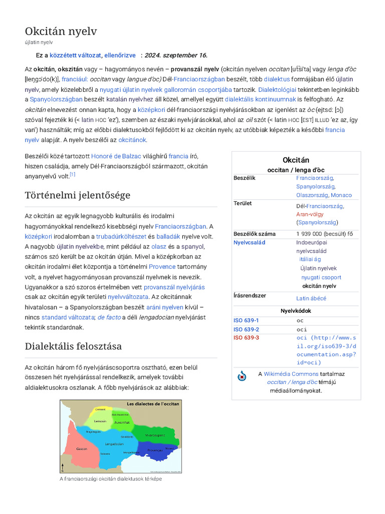 Okcitán Nyelv | PDF