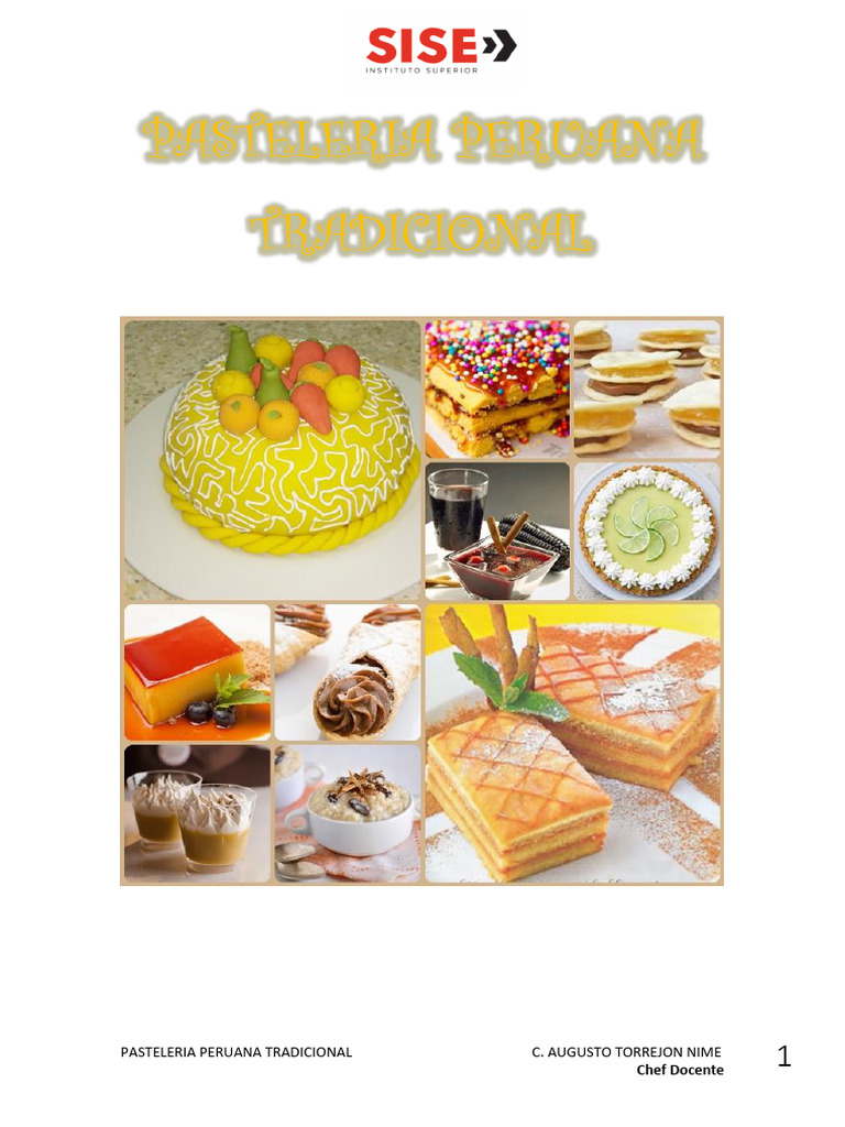Taler de Pasteleria Peruana Tradicional Sise | PDF | Confitería | Cocina