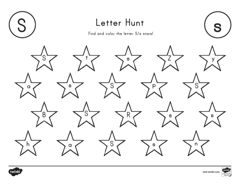 Letter S Hunt | PDF