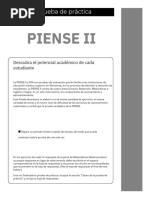 Guia PIENSE II para Imprimir | PDF | Prueba (evaluación) | Gases