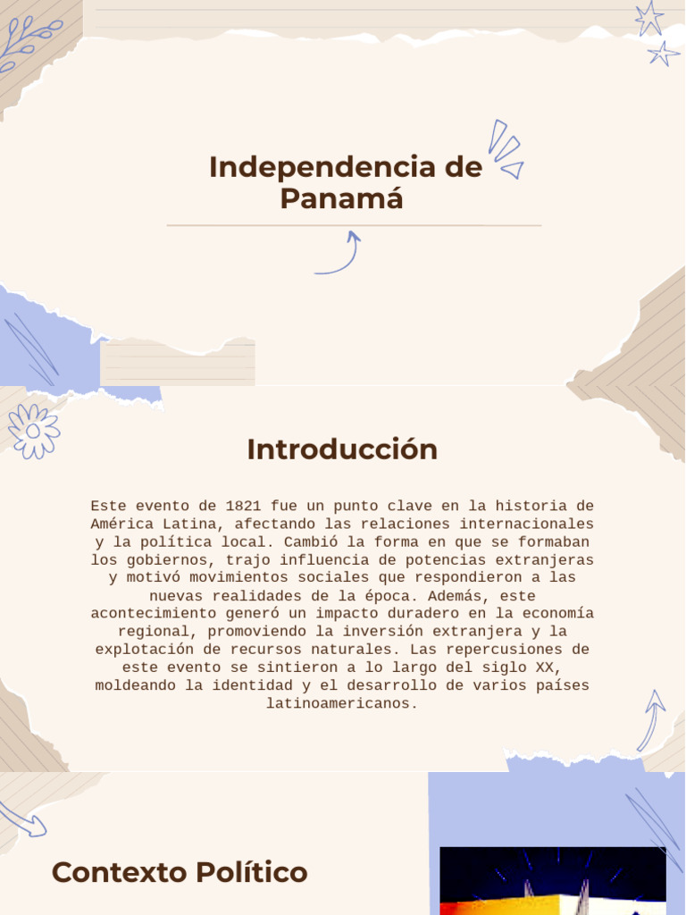 Independencia de Panama | PDF
