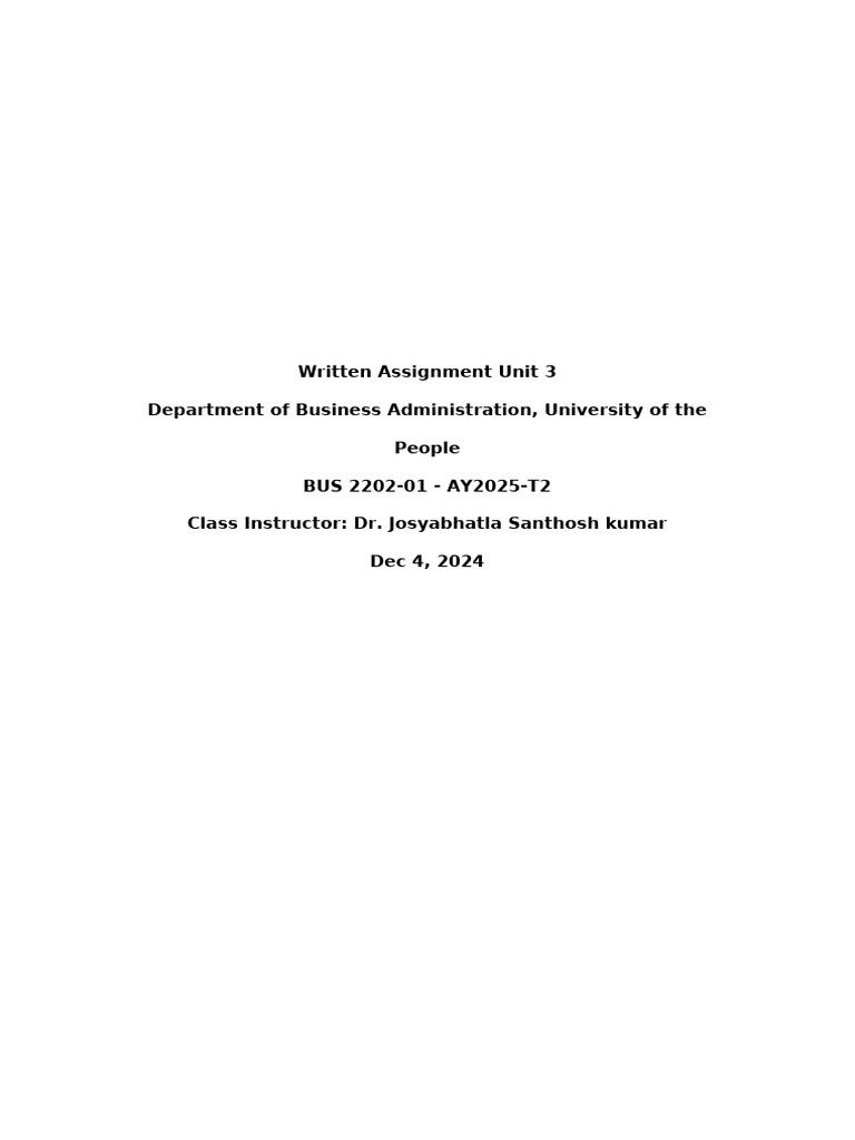 Written Assignment Unit 3 | PDF | Social Media | Popular Culture ...