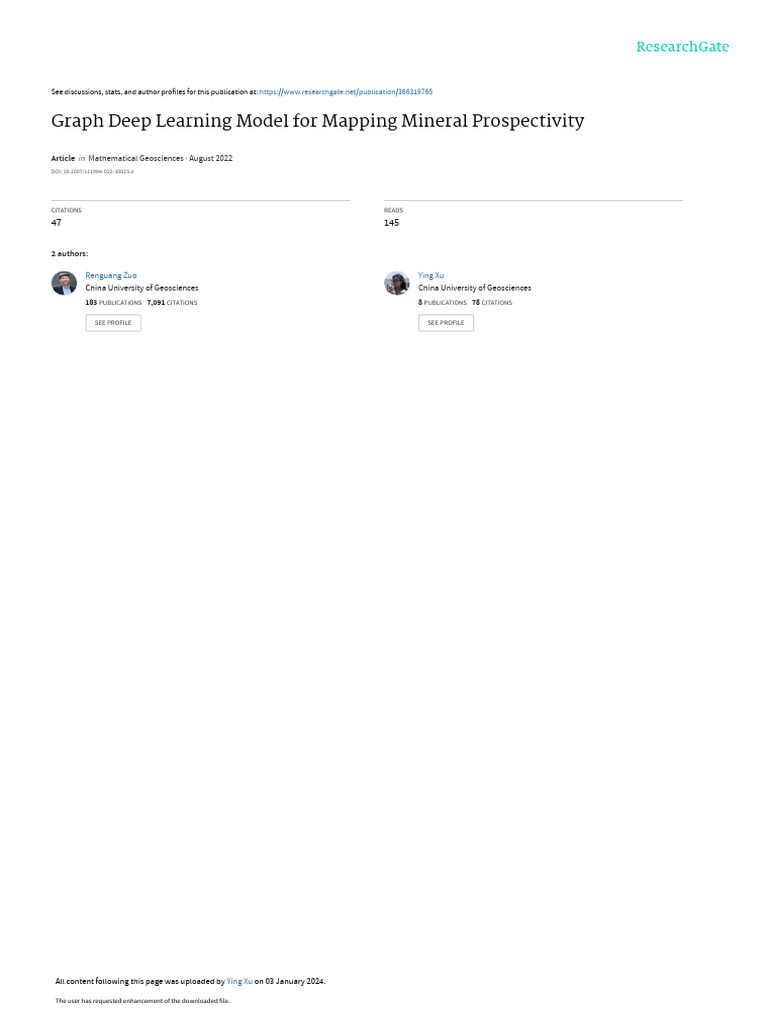 Deep Learning For Mapping Mineral Prospectivity | PDF | Artificial Intelligence | Intelligence ...