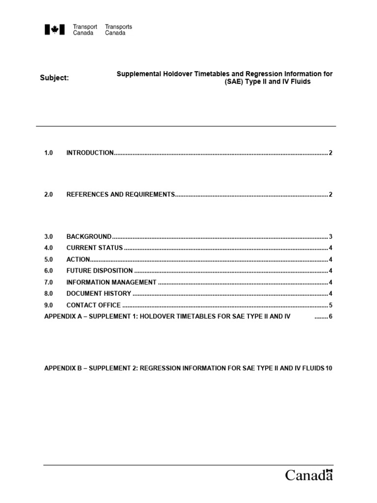 Aviation Holdover Timetables Guide | PDF | Snow | Ice