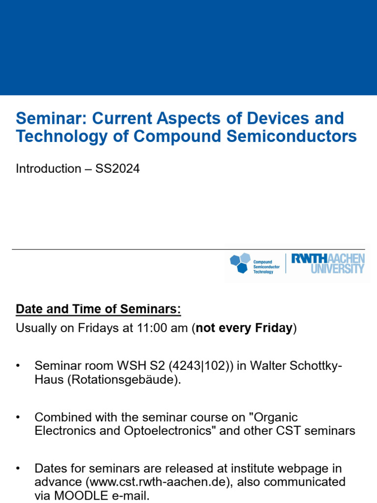 ATV - Seminar - Introduction SS224 | PDF | Human Communication