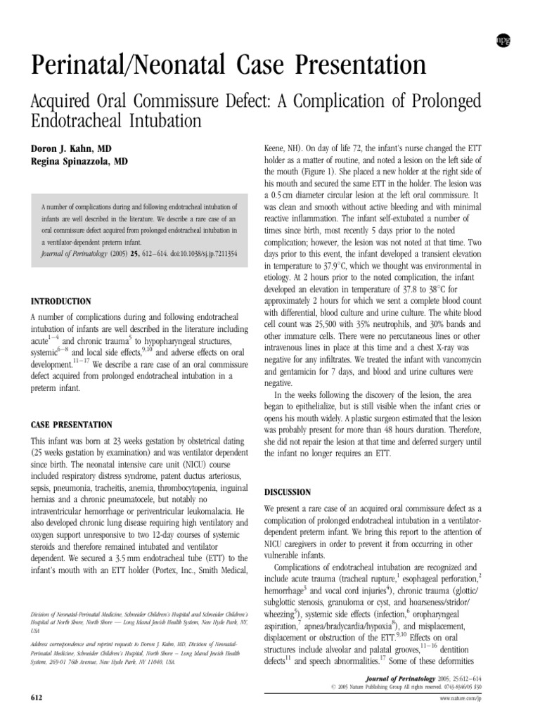 Perinatal Neonatal Case Presentation | PDF | Preterm Birth | Neonatal ...