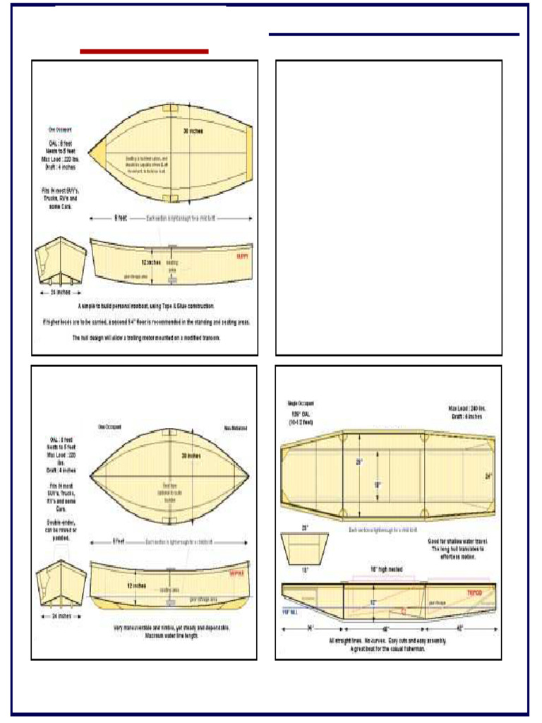 Trifecta | PDF | Plywood | Hull (Watercraft)