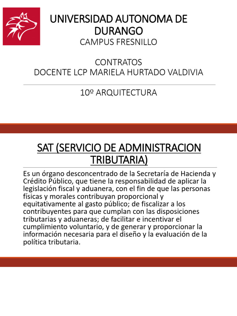 3. SERVICIO DE ADMINISTRACION TRIBUTARIA | PDF | Impuesto sobre la renta | Economias