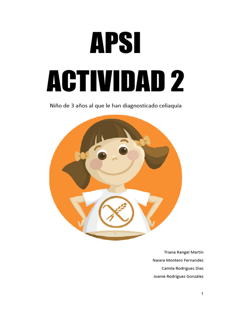 Actividad 2 APSI | PDF | Enfermedad celíaca | Cereales