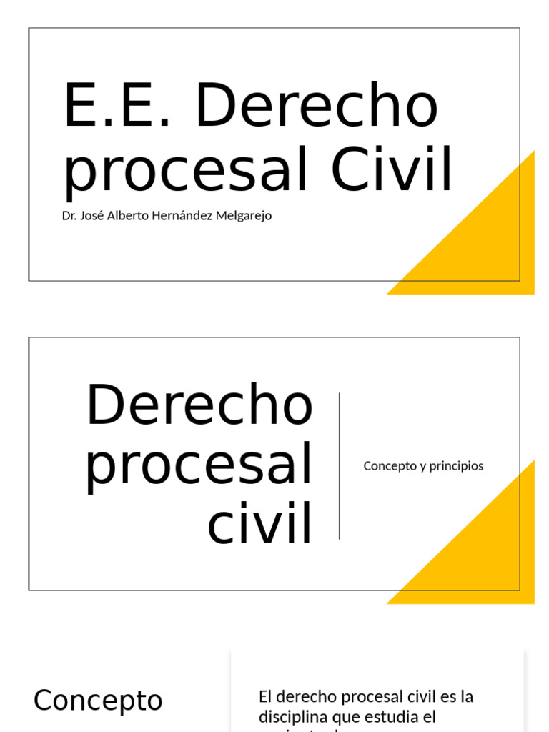 Derecho Procesal Civil Clase 01 | PDF | Ley procesal | Judicaturas