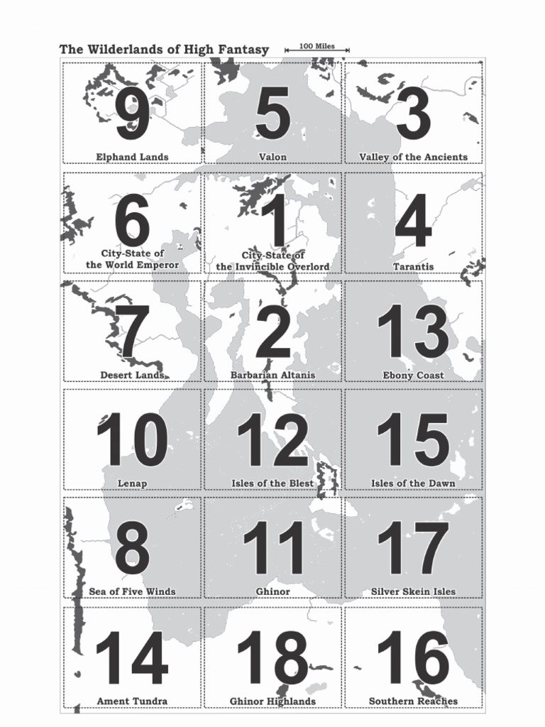 Wilderlands Overview Rev 2 | PDF