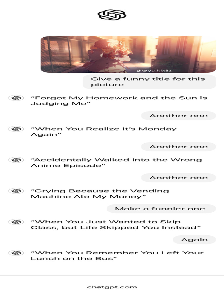 Funny Title Request | PDF